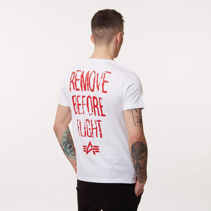 Alpha Industries RBF Moto T-Shirt White | Men \ Men's clothing \ T ...