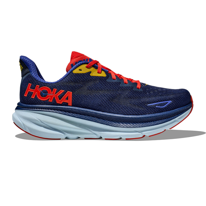 Hoka MEN'S CLIFTON 9 BELLWETHER BLUE/DAZZLING BLUE | Men \ Men's ...