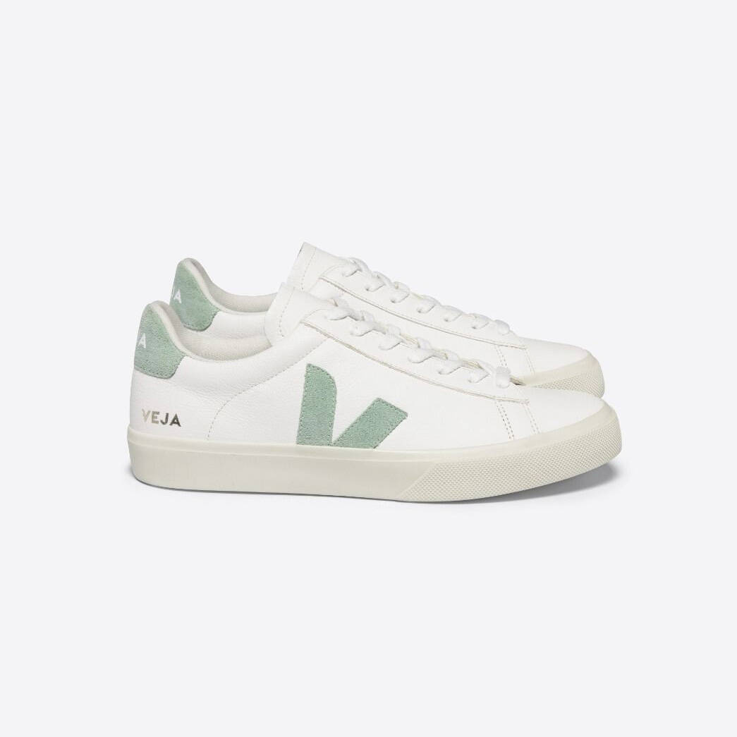 Veja Campo Chromefree Leather White/Matcha | Women \ Women's footwear ...