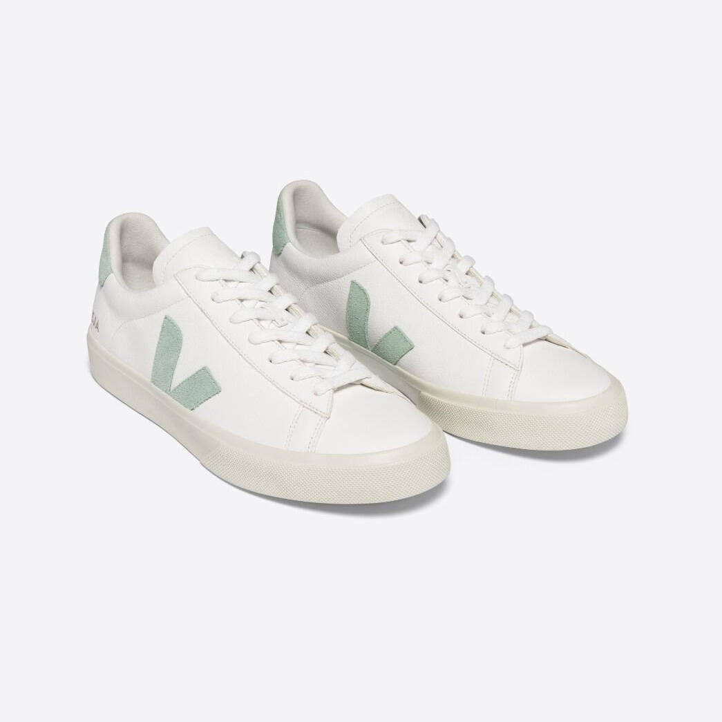 Veja Campo Chromefree Leather White/Matcha | Women \ Women's footwear ...